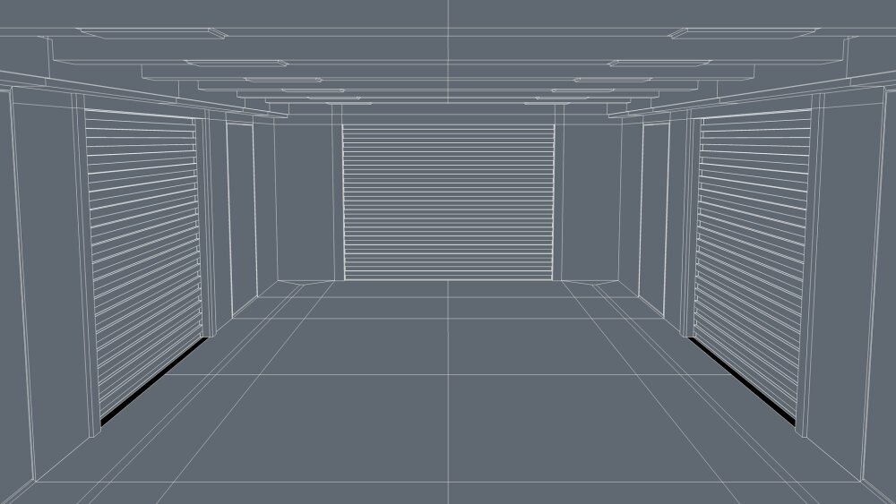 Empty Industrial Space 3D model - Download Industrial spaces on ...