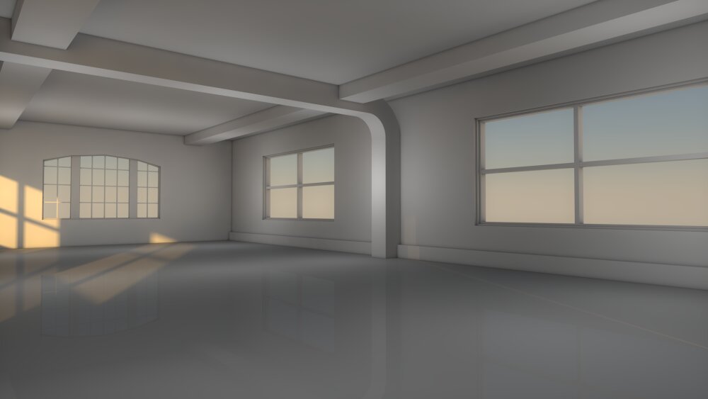 Empty Interior 3D model - Download Rooms on 3DModels.org