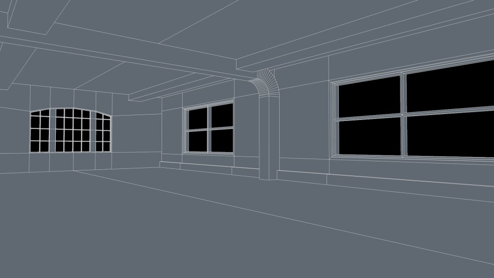 Empty Interior 3D model - Download Rooms on 3DModels.org