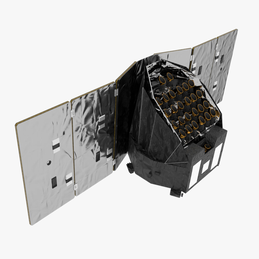 Plato Space Telescope 3D model - Download Satellite on 3DModels.org