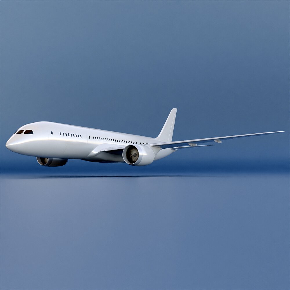 Boeing 787-8 jetliner 3D model - Download Airliner on 3DModels.org