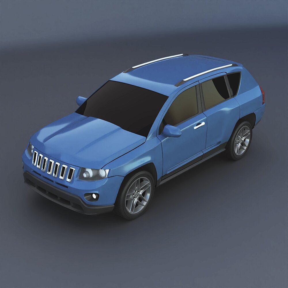 Jeep Compass 2011 3D model - Download Crossover SUV on 3DModels.org