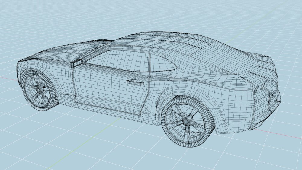 Chevrolet Camaro 2011 Redesigned 3D model - Download Sports car on ...