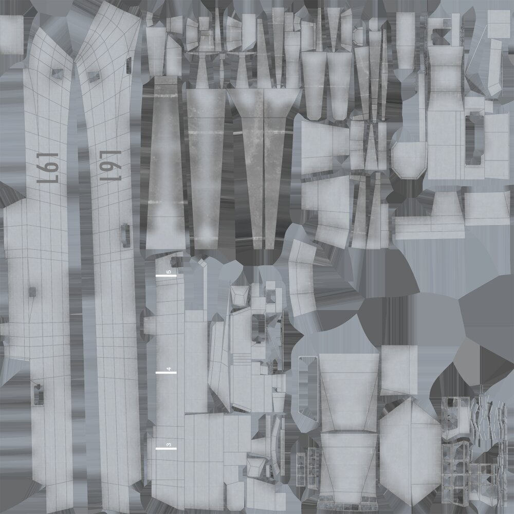 Sps Juan Carlos I Aircraft Carrier Low-poly 3D model - Download Warship ...