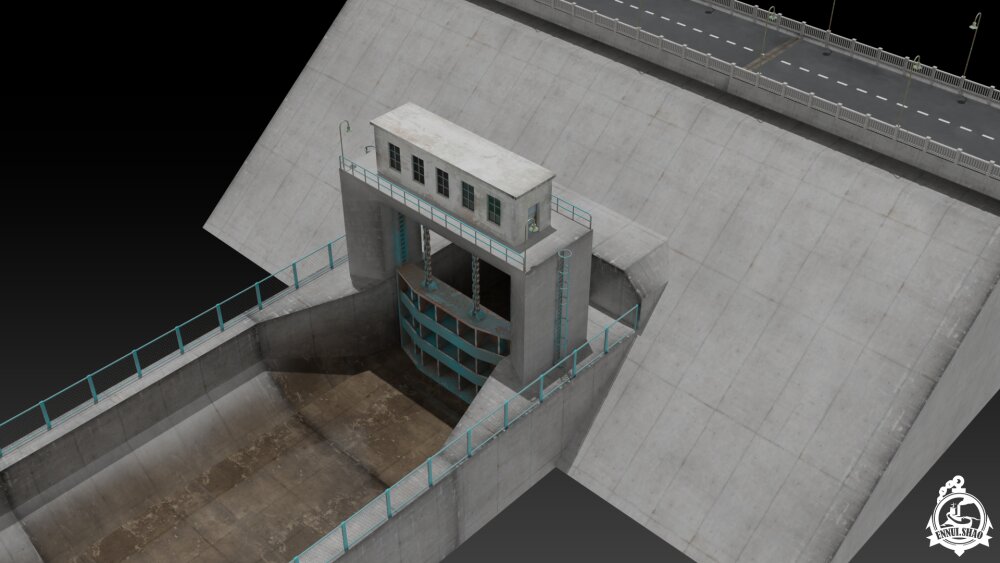 Sistema de Canales de Control de Inundaciones Modelo 3D - Descargar ...
