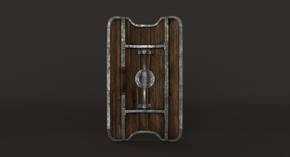 Tower Shield 3D model - Download Bladed Weapon on 3DModels.org