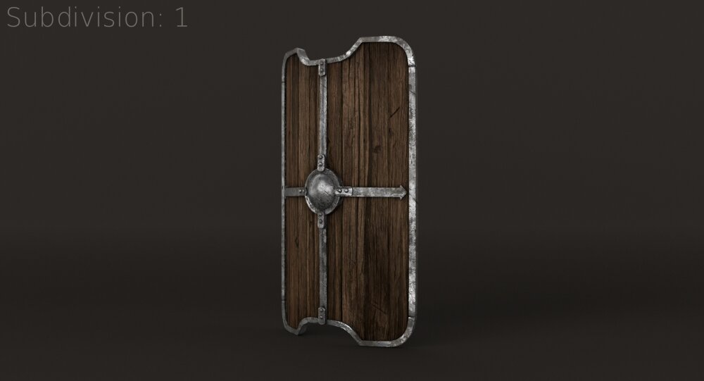 Tower Shield 3D model - Download Bladed Weapon on 3DModels.org