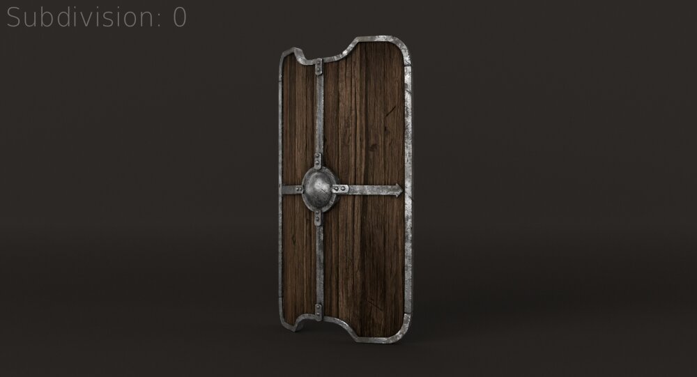 Tower Shield 3D model - Download Bladed Weapon on 3DModels.org