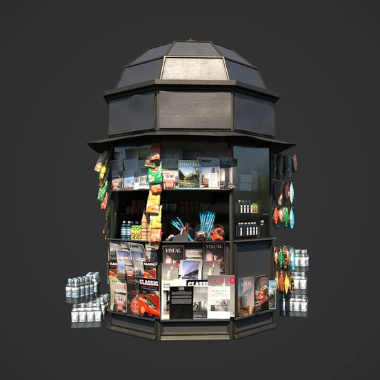 Kiosk 3D Models Download - 3DModels.org