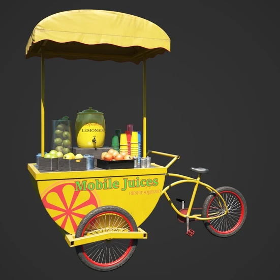 Food cart 3D Models Download - 3DModels.org