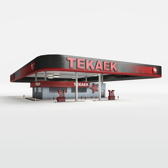 Filling station 3D Models Download - 3DModels.org