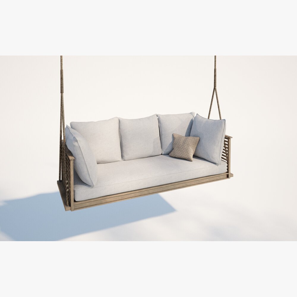 야외 그네 소파 3D 모델 - 다운로드 Furniture Set on 3DModels.org