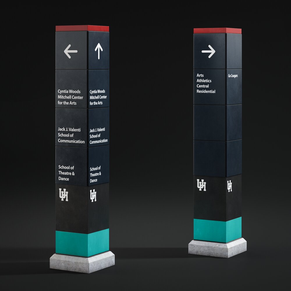 Postes de Información para Orientación Modelo 3D - Descargar Elementos ...
