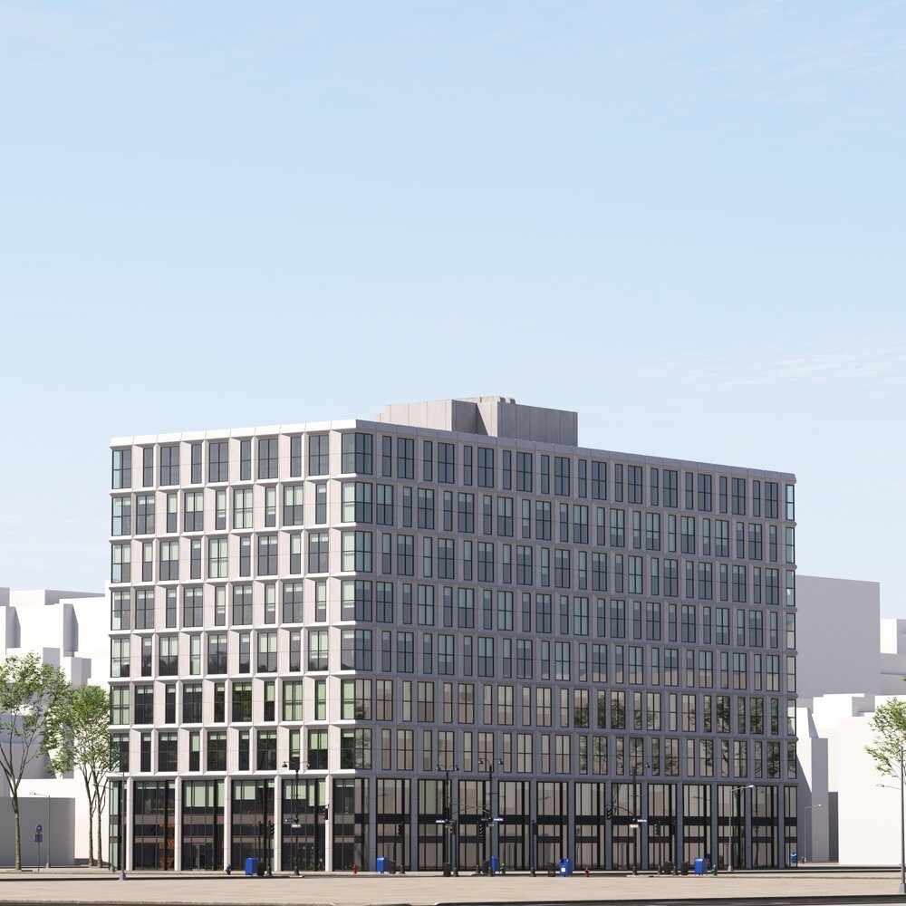 Modern Urban Building 3D model - Download Buildings on 3DModels.org