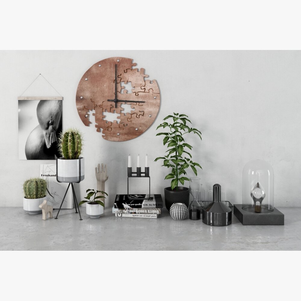 Modern Home Decor Collection 3D model - Download Decoration on 3DModels.org