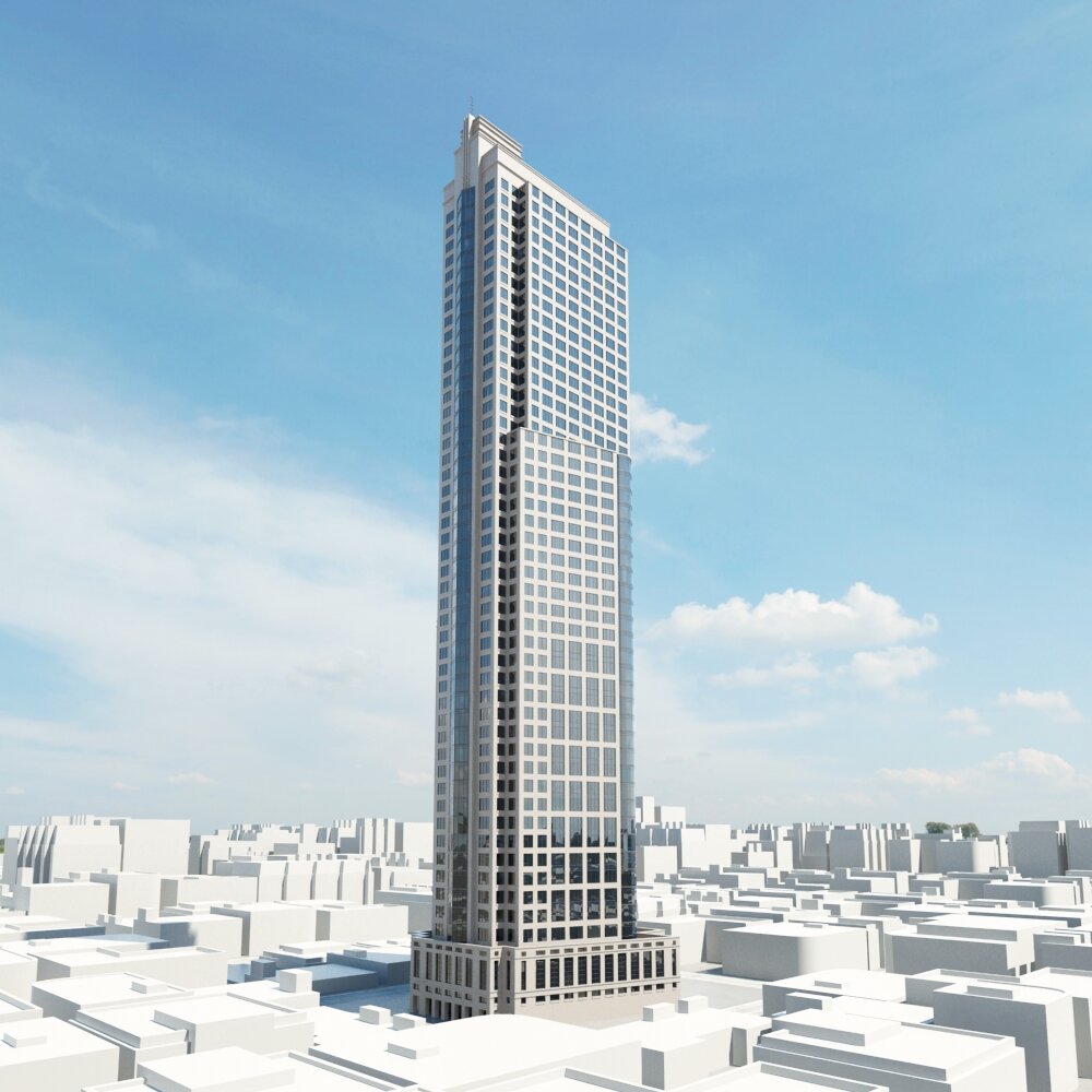 Tall Glass Corporate Tower Urban Skyline Modelo 3D - Descargar ...