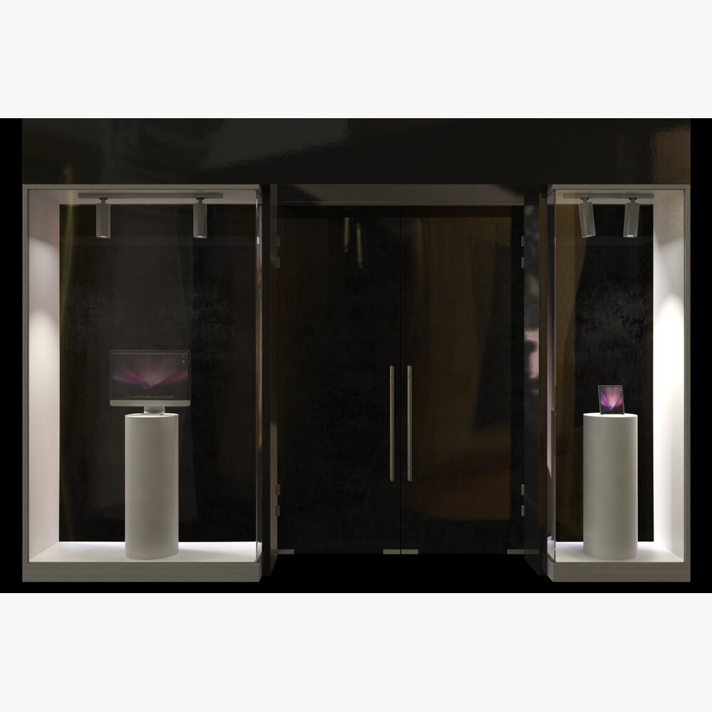 Vitrina de Tienda de Electrónica Modelo 3D - Descargar ...