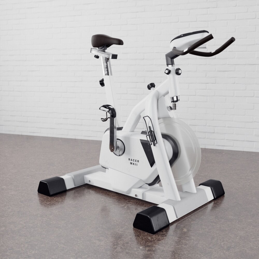 Indoor Exercise Bike 3D model - Download Sports Equipment on 3DModels.org