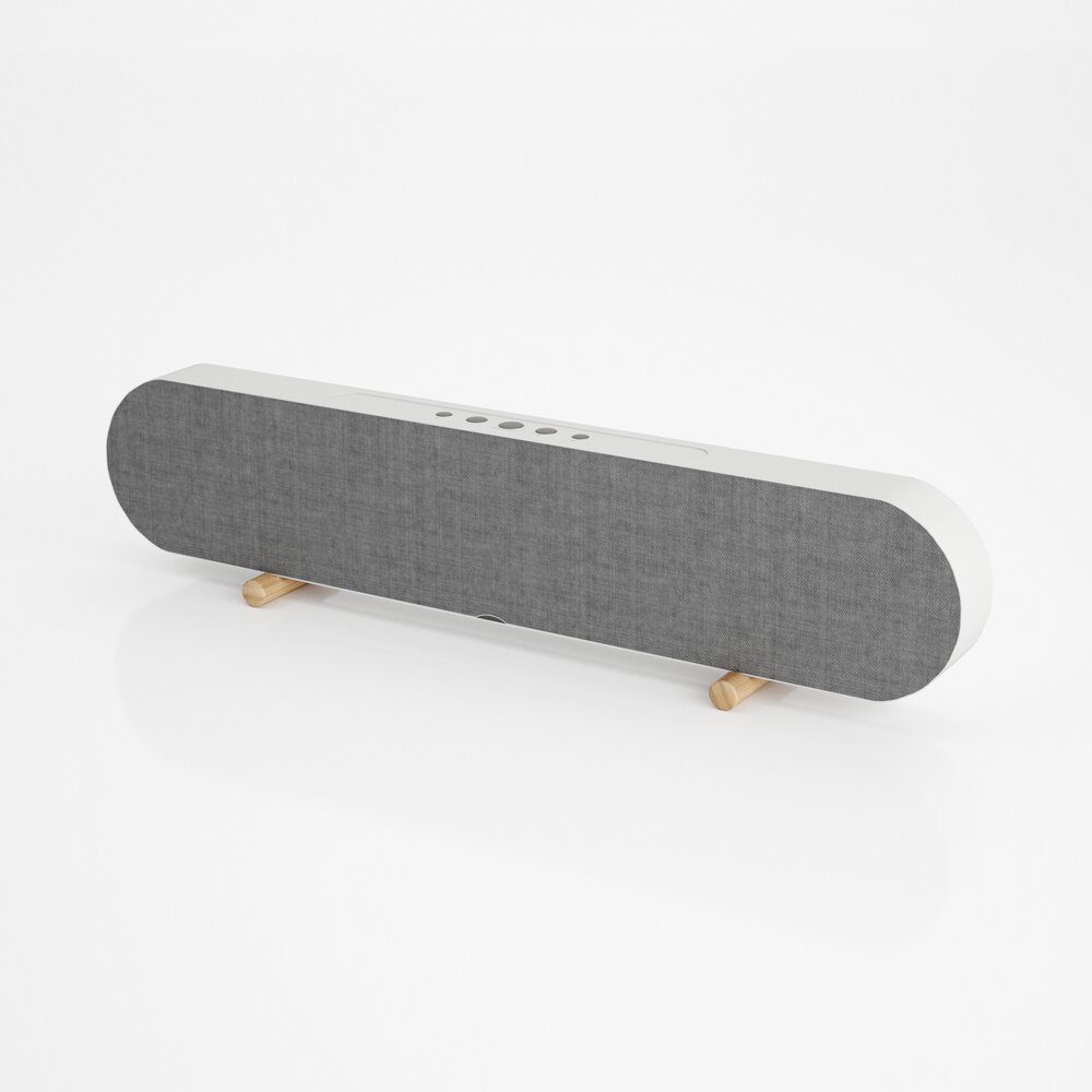 Modern Wireless Speaker 3D model - Download Audio Devices on 3DModels.org