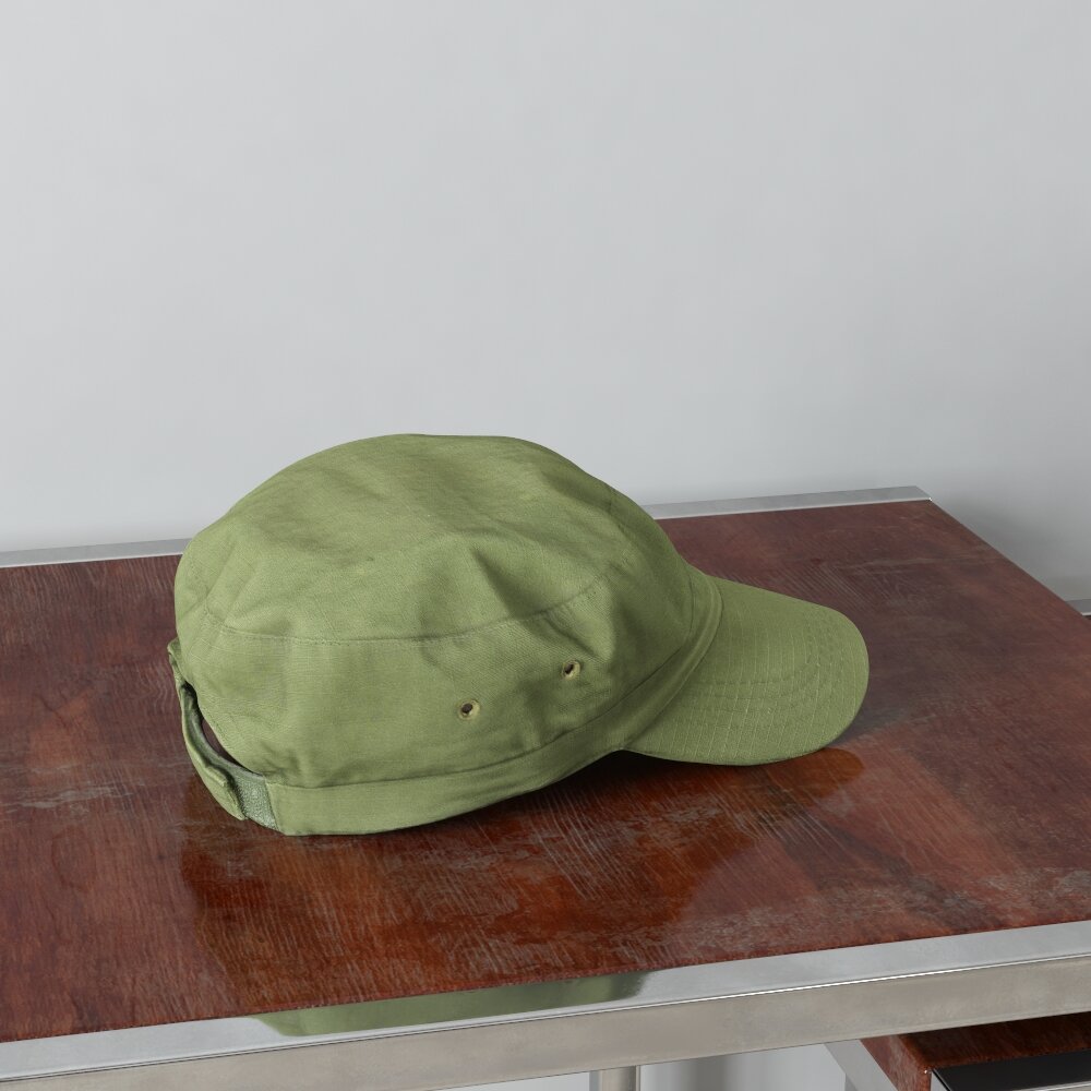 Green Baseball Cap 3D model - Download Hats on 3DModels.org