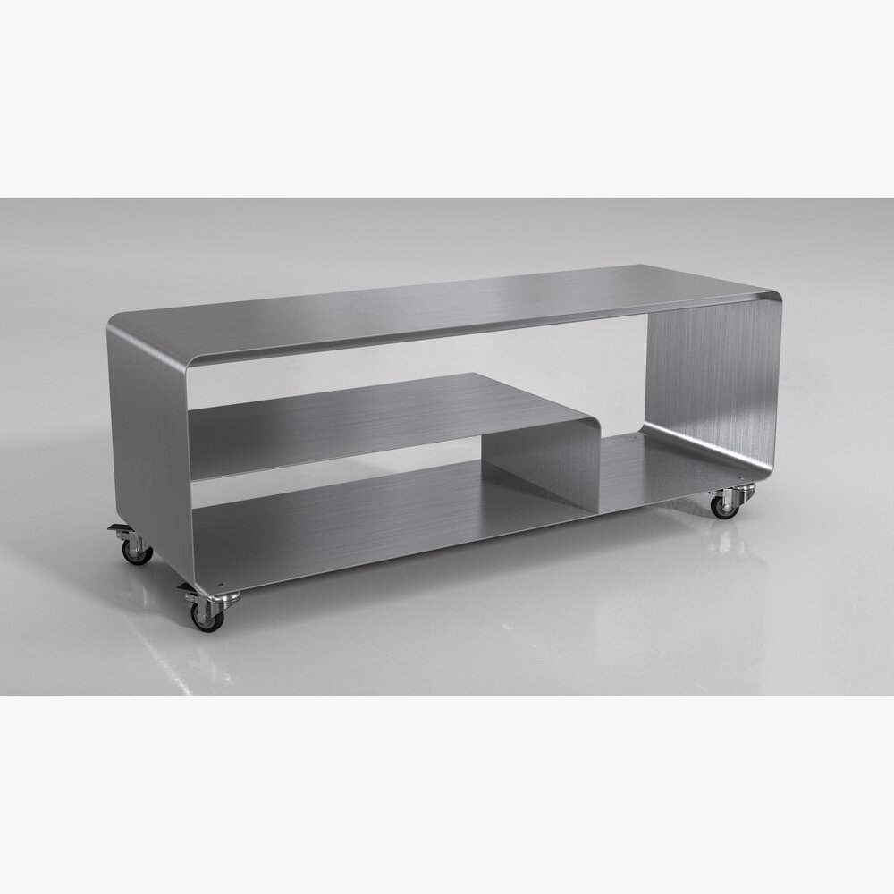 Modern Mobile TV Stand 3D model - Download Cabinet on 3DModels.org