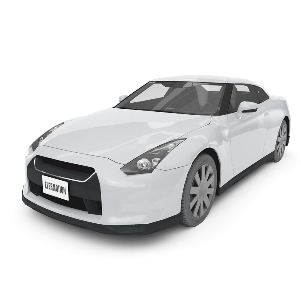 Sleek White Sports Car 3D model - Download Sports car on 3DModels.org