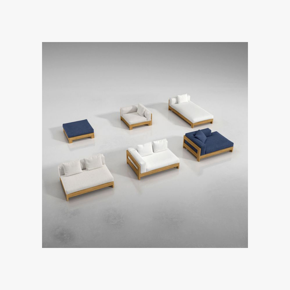 Variety Modular Sofas 3D model - Download Sofa on 3DModels.org