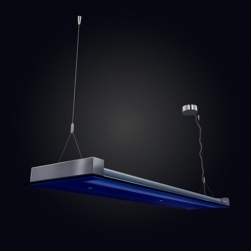 Modern Hanging LED Light Fixture 3D model - Download Lamp on 3DModels.org
