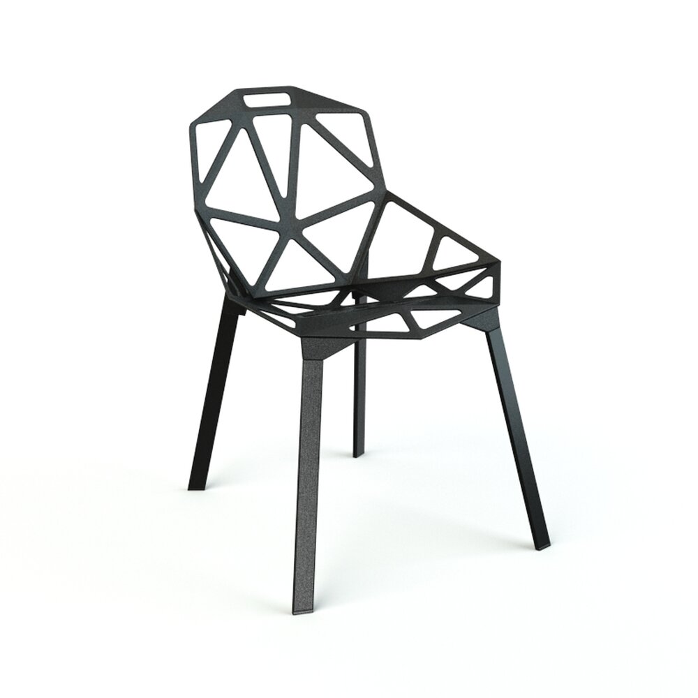 Geometric Pattern Chair 3D model - Download Chair on 3DModels.org