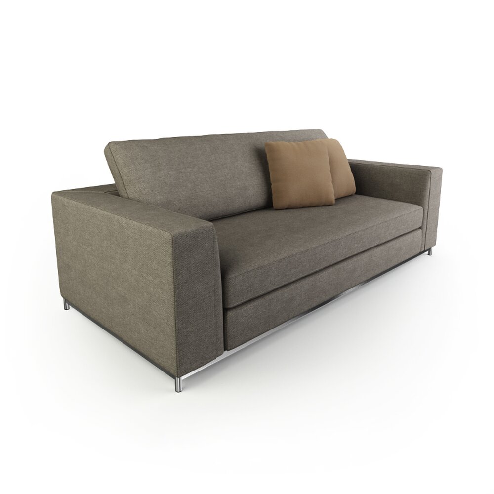 Modern Fabric Sofa 3D model - Download Sofa on 3DModels.org