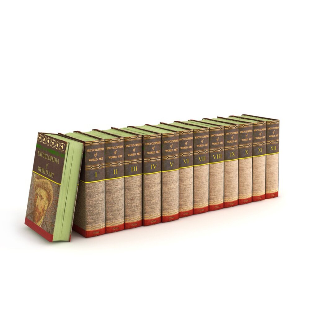 Encyclopedia Collection 3D model - Download Decoration on 3DModels.org