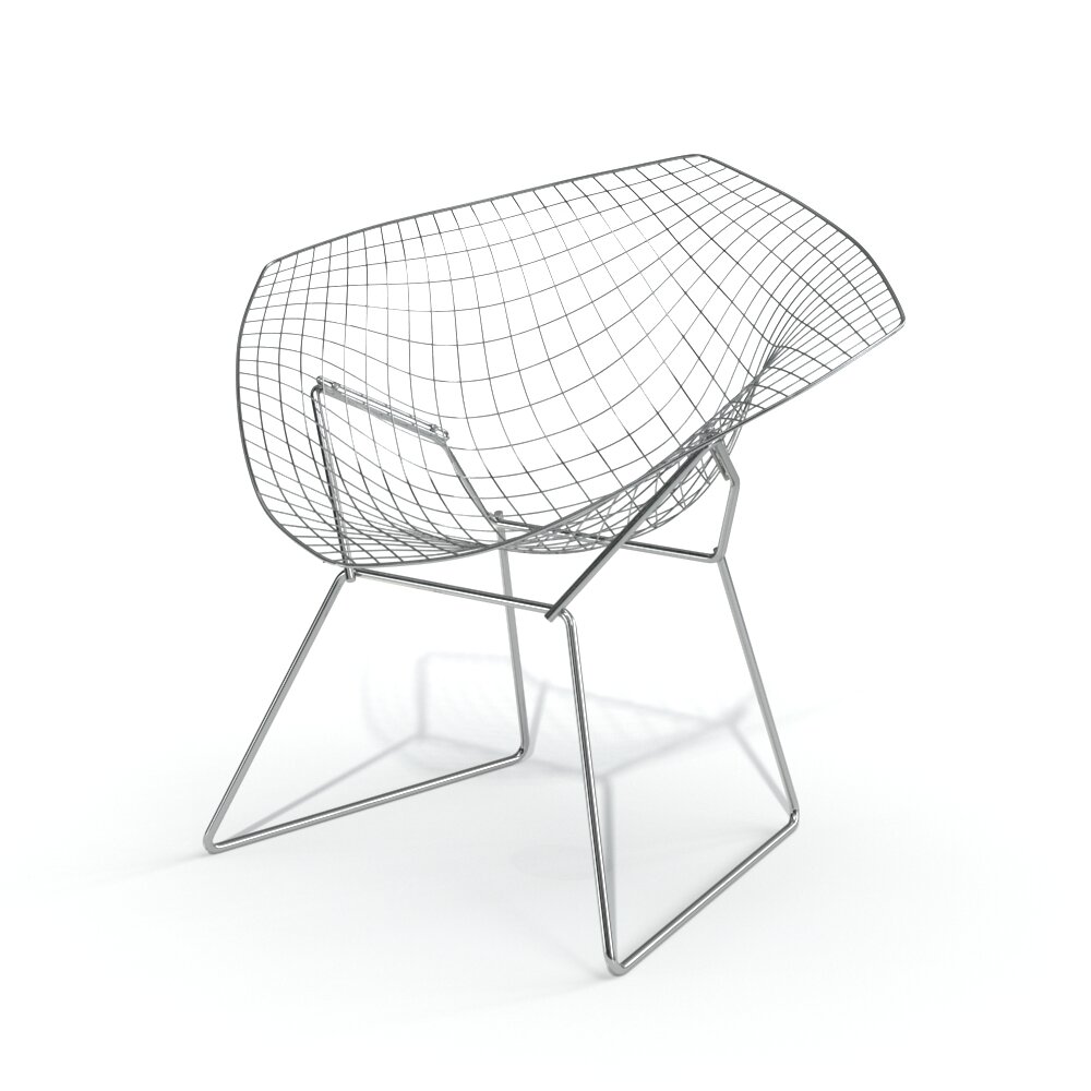Wireframe Modern Chair 3D model - Download Chair on 3DModels.org