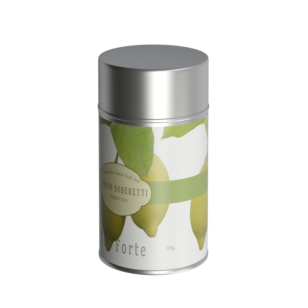 Stainless Steel Tea Caddy 3D model - Download Tableware on 3DModels.org