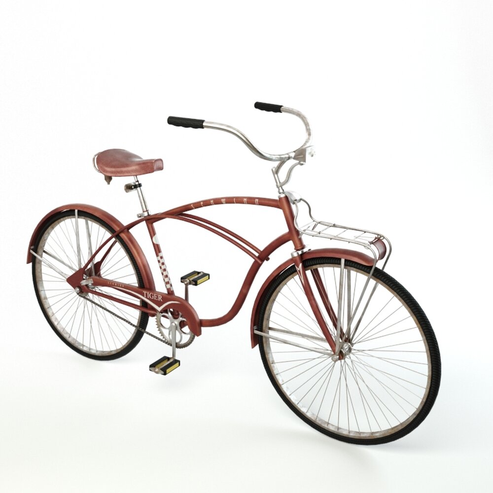 Vintage Bicycle 02 3D 모델 - 다운로드 Bicycle on 3DModels.org
