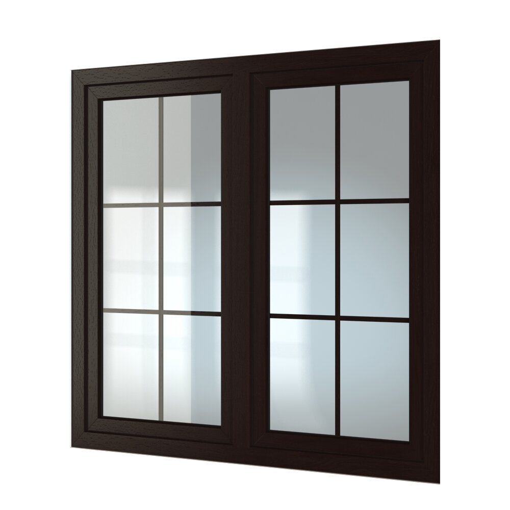Modern French Window 3D model - Download Building components on ...