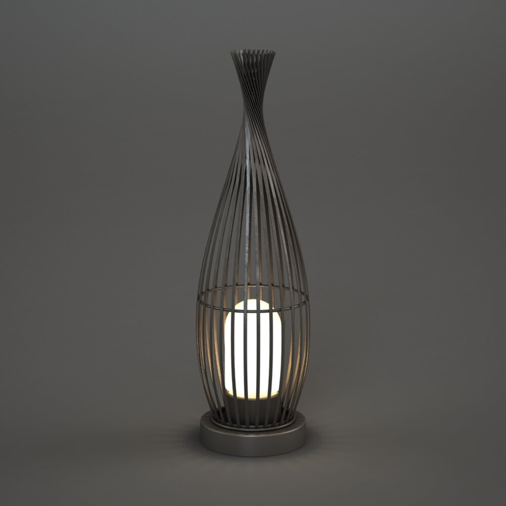 Wireframe Table Lamp 3D model - Download Lamp on 3DModels.org