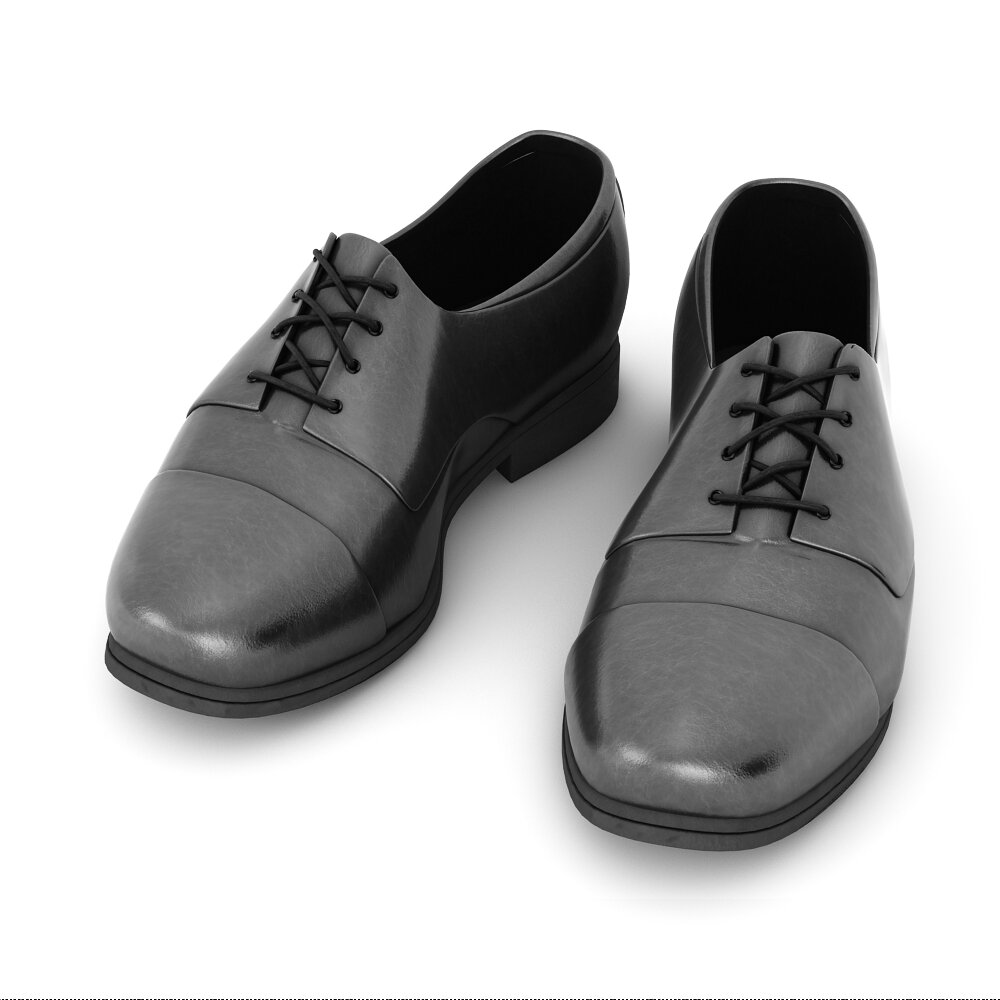 Classic Men’s Dress Shoes 3D model - Download Shoes on 3DModels.org