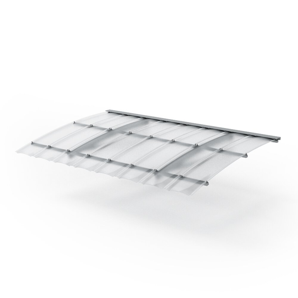 Transparent Roof Panel Structure 3D 모델 - 다운로드 건물 구성 요소 on 3DModels.org