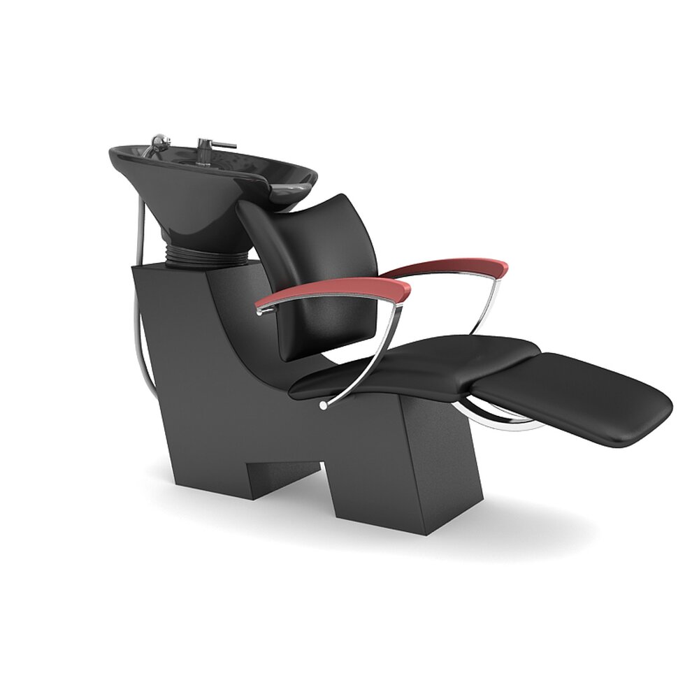 Modern Salon Shampoo Chair 3D model - Download Armchair on 3DModels.org