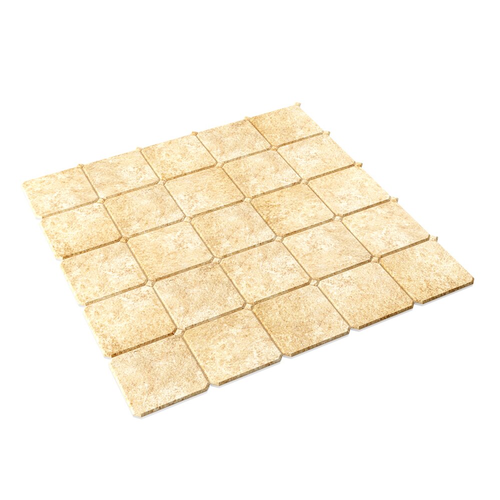 Stone Tile Flooring 3D model - Download Carpets on 3DModels.org