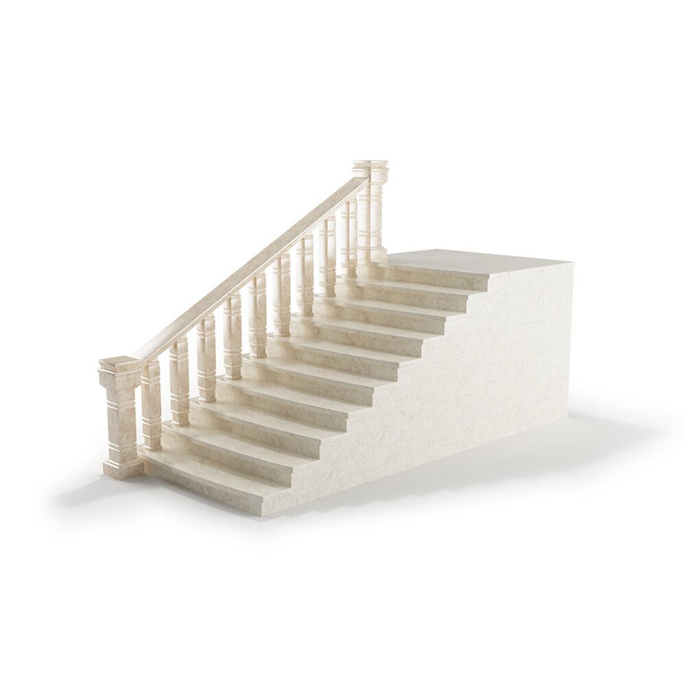 Staircase 3D model - Download Building components on 3DModels.org