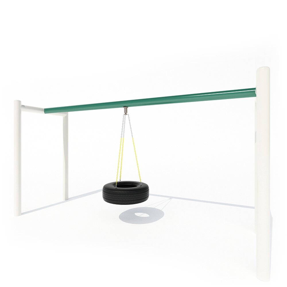 Tire Swing Set 3D model - Download Street elements on 3DModels.org