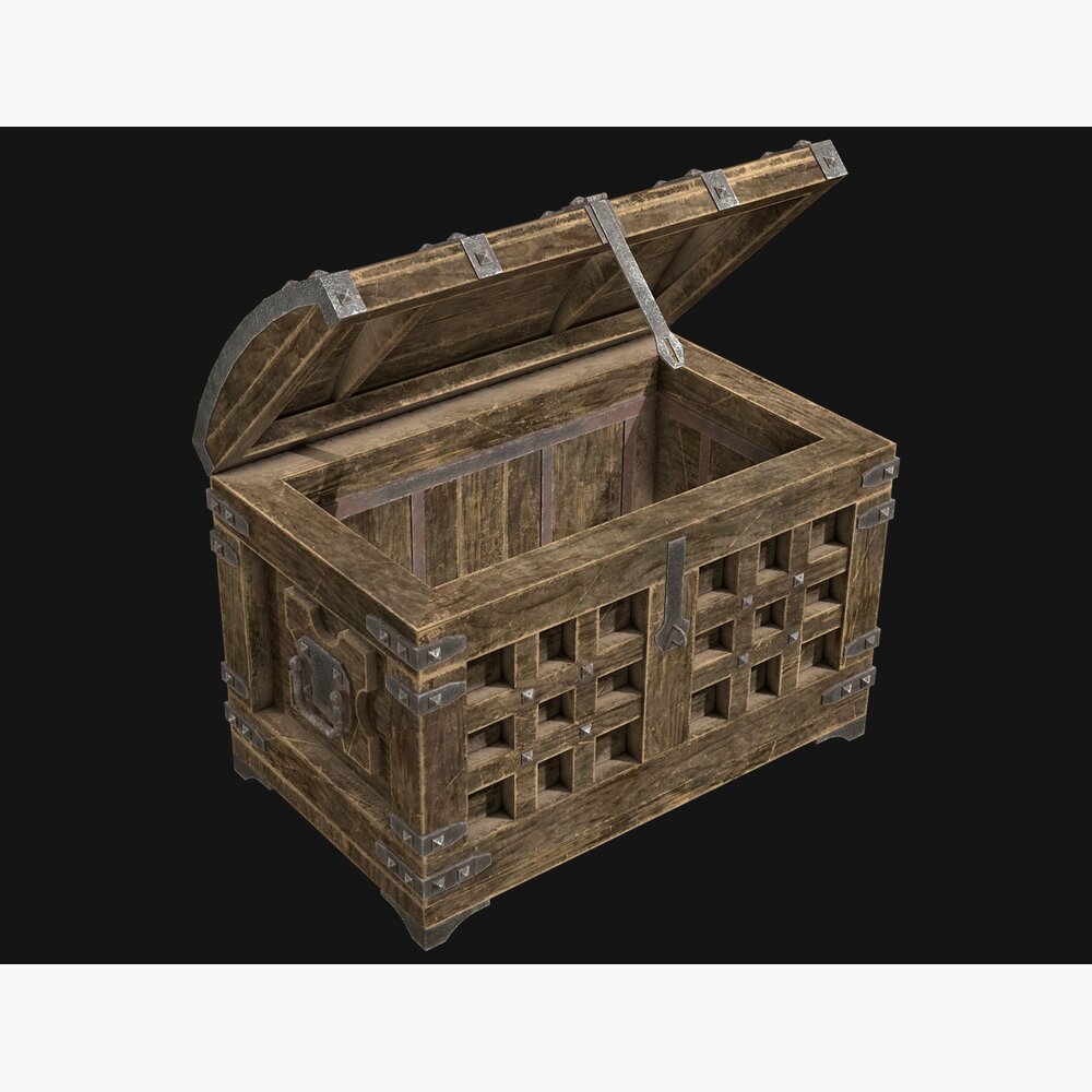 Medieval Chest 1 3D model - Download Hobbies on 3DModels.org