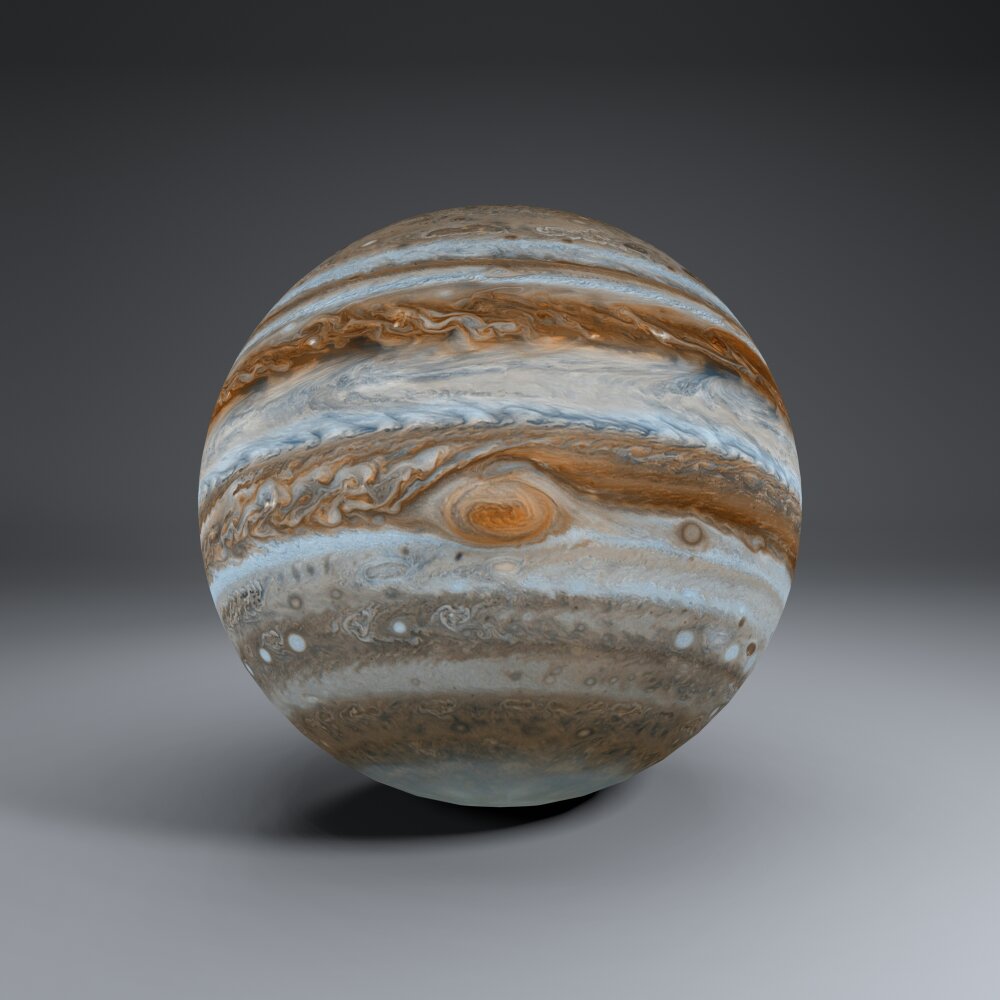 Globo de Júpiter 4k Modelo 3D - Descargar Planetas on 3DModels.org