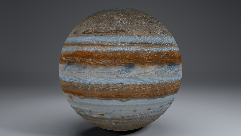 Jupiter 6k Globe 3D model - Download Planets on 3DModels.org