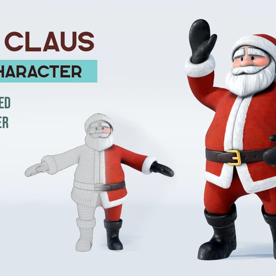 Santa Claus 3D Models Download - 3DModels.org