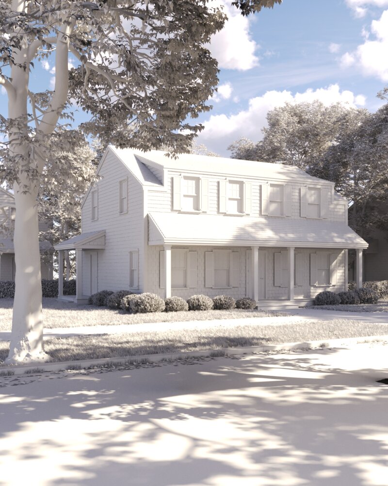 Charming Suburban USA Neighbourhood 3D model - Download Buildings on ...