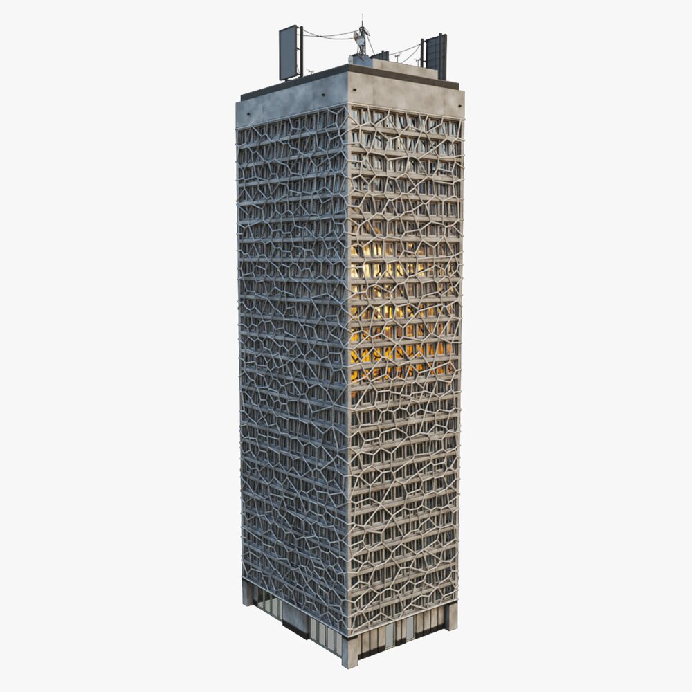 Modern Architectural Tower 3D model - Download Buildings on 3DModels.org