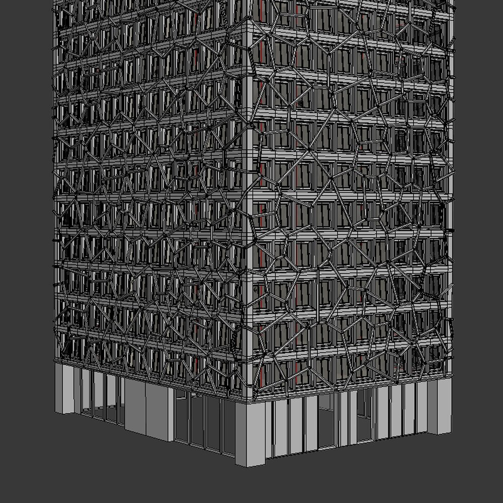 Modern Architectural Tower 3D model - Download Buildings on 3DModels.org
