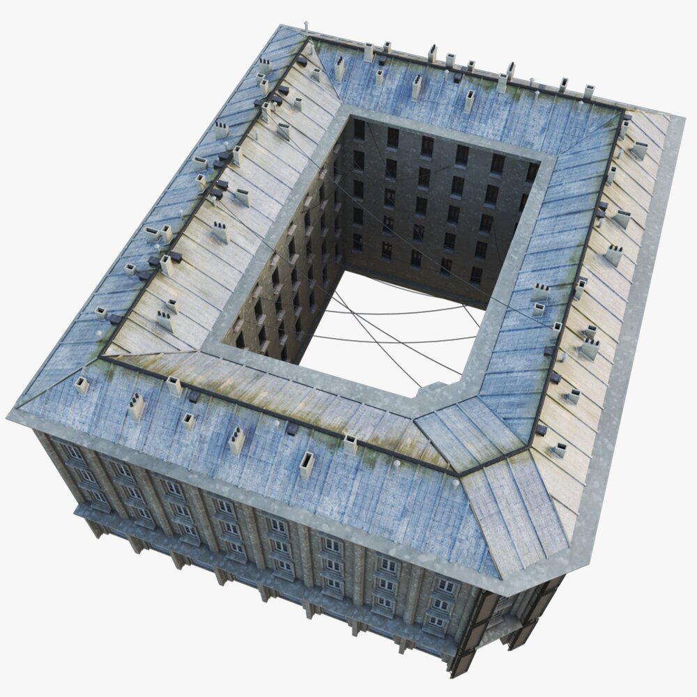Historic Corner Building 3D model - Download Buildings on 3DModels.org